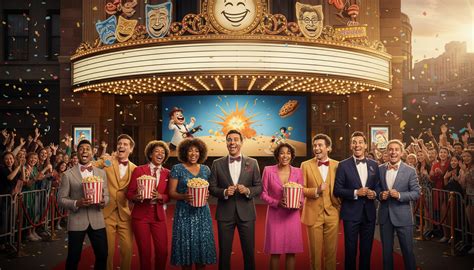 Behind The Scenes Of A Movie Premiere Comedy Cinema Event