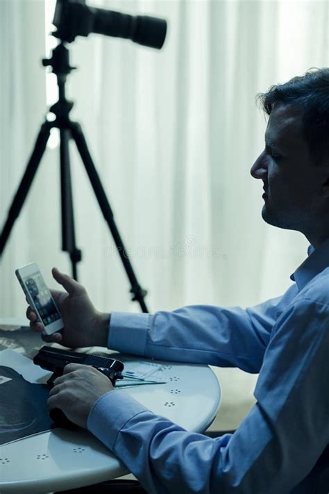 Voyeur And Stalker Stock Image Image Of Laptop Private 65710209