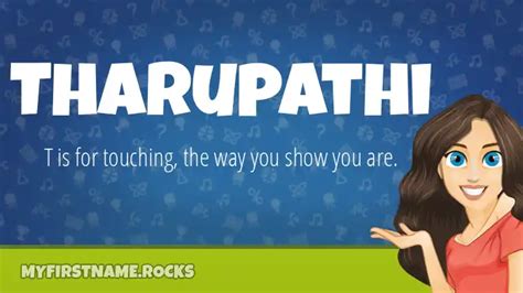 Tharupathi First Name Personality And Popularity