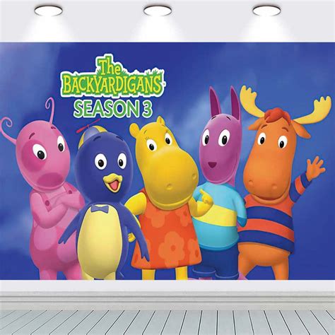 Backyardigans Backdrop Banner Party Supplies Poster Movie Theme Background For Photography