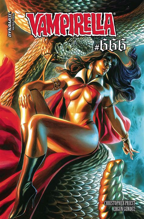 Vampirella Vol 8 666 Cover F Variant Felipe Massafera Foil Cover