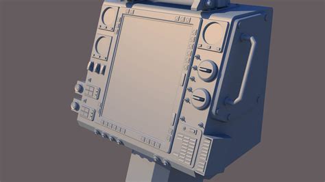 Aircraft Cockpit Control Panel 3d Model By 3dmode