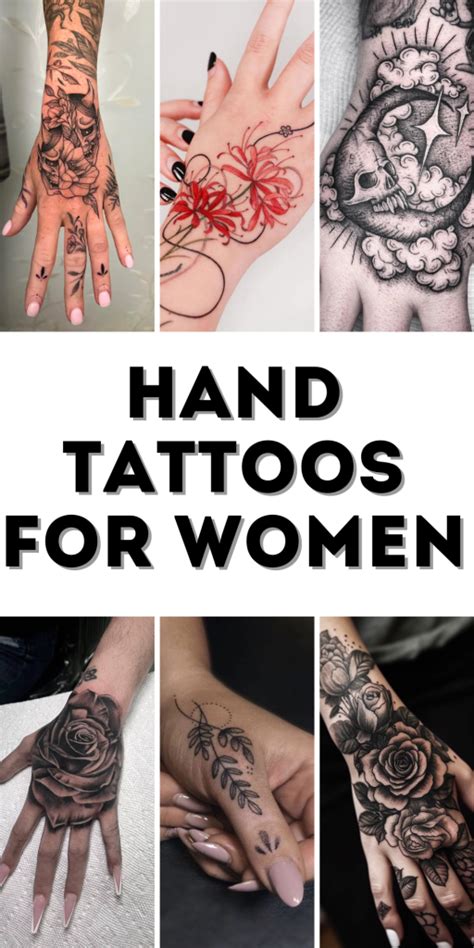 Elegant Hand Tattoos For Women Unique Designs And Feminine Motifs