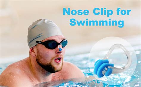 Sourcing Map Rubber Soft Swim Nose Clip Waterproof Swimming Nose Plug