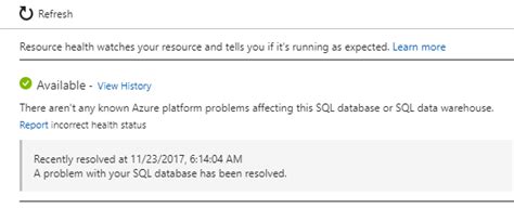 Sql Server How Can I Find Out Why Azure Sql Database Is Restarting