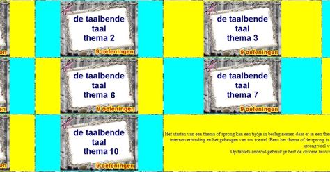Taalcoaching Nederlandse Taal Oefeningen Voor De Lagere School