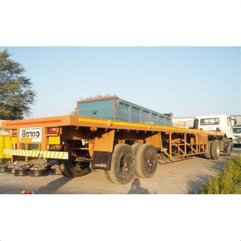 Flatbed Trailer Latest Price Flatbed Trailer Manufacturer In Jaipur