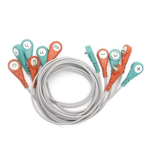 Electrode Ecg Cable Use For Healthcare And Medical Industrail