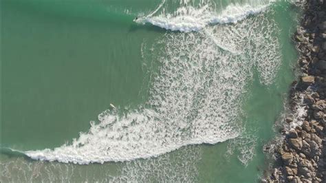 Drone Footage Main Beach Surfers Spot The Stingray Youtube