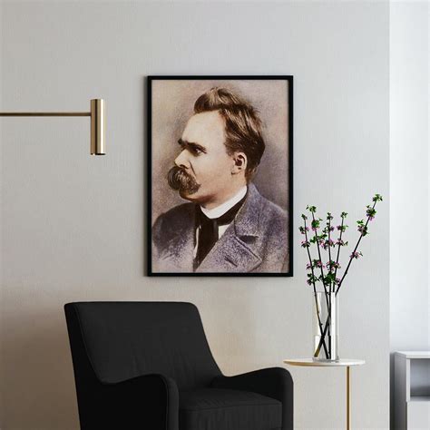 Friedrich Nietzsche Portrait In Color Art Prints Prints Limited