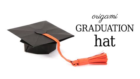 Origami Graduation Hat Tutorial Paper Kawaii Youtube