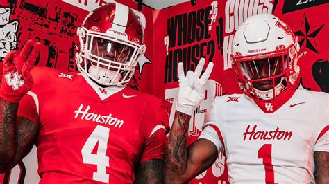 Houston Cougars Unveil Unified Football Uniform Set Keep Houston Blue