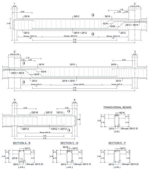 Beam Cross Section And Reinforcement Details Adapted From [8