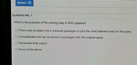 Section 1 Question No 1 What Is The Purpose StudyX