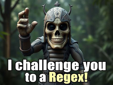 regexchallenge test your pattern matching skills