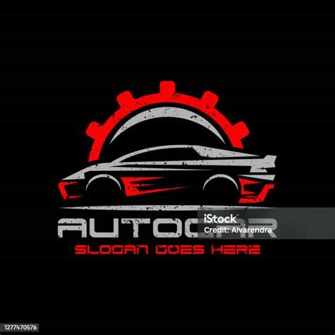 Layanan Mobil Otomatis Dan Ilustrasi Vektor Logo Perbaikan Terbaik