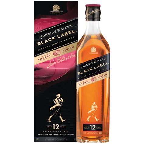 Johnnie Walker Black Label 12 Years Old Sherry Edition Blend Scotch