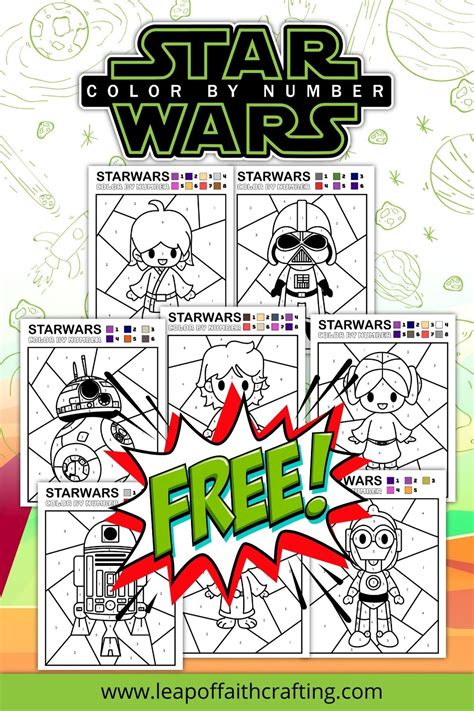 Star Wars Color By Number Star Wars Color By Number Lucas Film Book