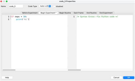 How To Skip Routines Builder Psychopy