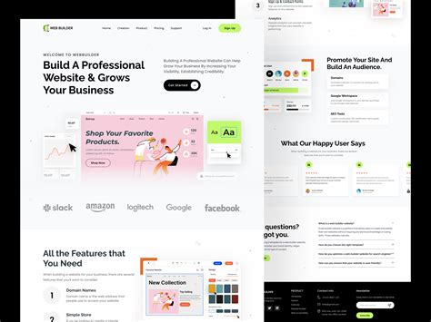Web Builder Landing Page No Code Web Builder By Tariqul Islam On