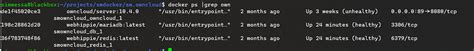 owncloud docker compose server unhealthy cannot stop or even exec a