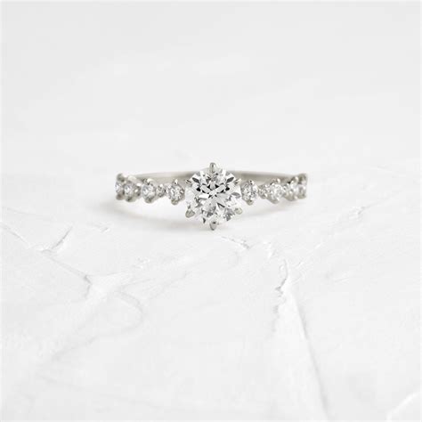 Wavelet Ring Round Cut Melanie Casey