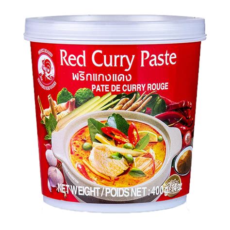 Cock Brand Red Curry Paste 400g Asian Foods