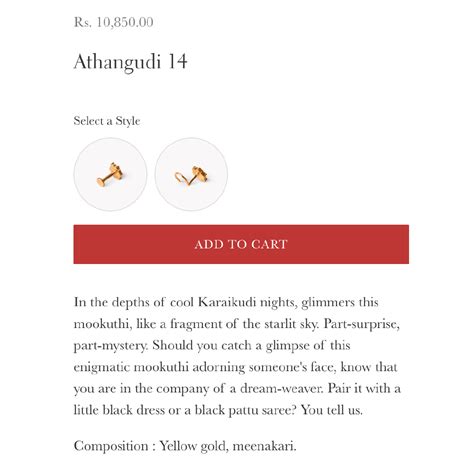 Mookuthi Website Varshini Rajasekhar