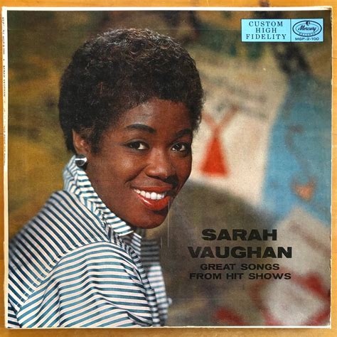 Sarah Vaughan Great Songs From Hit Shows 2xlp Suffragette Records