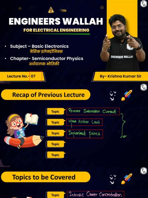 Semiconductor Physics 07 Intrinsic And Extrinsic Semiconductor Part 01