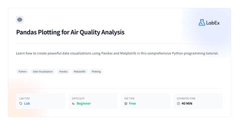 Python Data Visualization Pandas Plotting Tutorials Labex