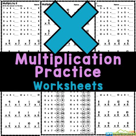 Multiplication Practice Free Printable Free Printables