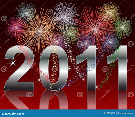Happy New Year 2011 Stock Illustration Illustration Of Card 16878630