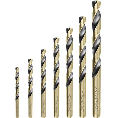 Wtd3k01 7 Pcs Hss Drill Bits Set Wadfow