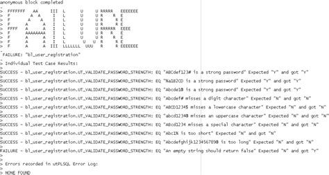 introducing unit tests in pl sql with utplsql apexplained