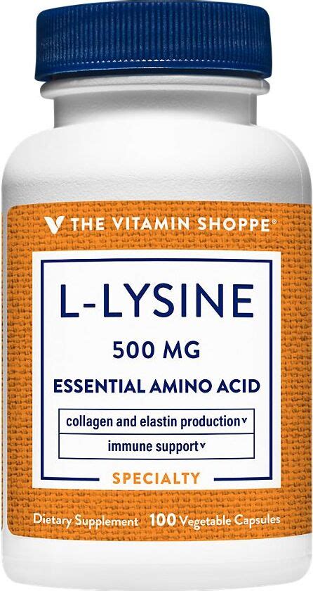 The Vitamin Shoppe L Lysine News And Prices At Priceplow
