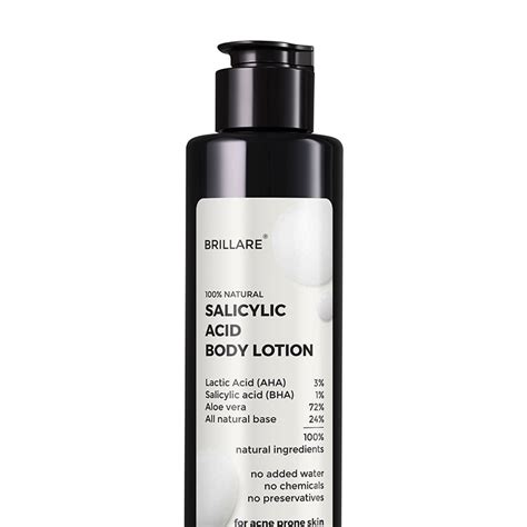 1 Salicylic Acid Exfoliating Body Lotion Brillare Treats Body