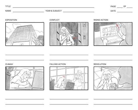Modelo De Storyboard Comercial De Tv