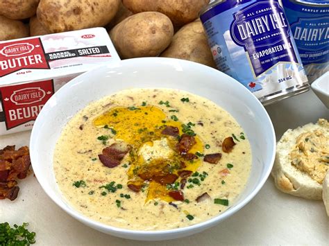 Pei Potato Smoky Bacon Chowder Dairy Isle