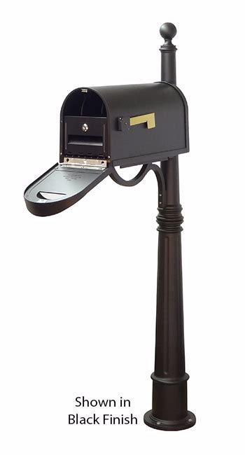 Classic Curbside Mailbox With Locking Insert And Post Forsite