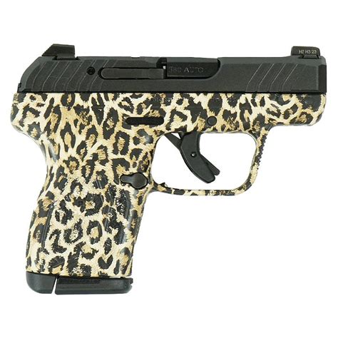 Ruger Lcp 380 Max Custom Blue Leopard Handgun 380 Auto 10rd Magazine 2