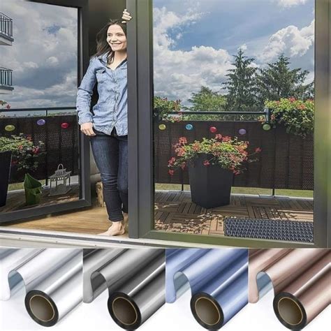 Stiker Kaca Film One Way Kaca Film Cermin Anti Panas Kaca Film Reflektif Lazada Indonesia