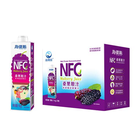 海珊源nfc桑果汁1kg盒装桑椹汁纯果汁礼盒不加糖无添加农科甄选虎窝淘
