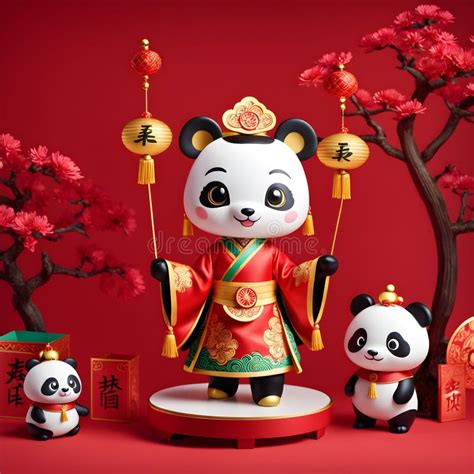 I Saw The Cutest Girl Today Wearing A Traditional Chinese Dragon Dance Outfit Stock