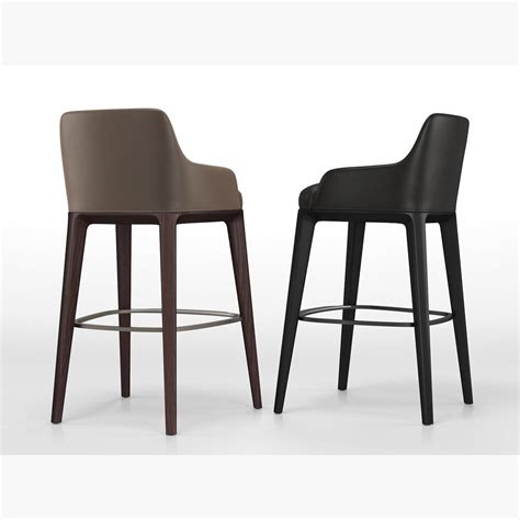 Poliform Sophie Stool 3d Model Download Chair On