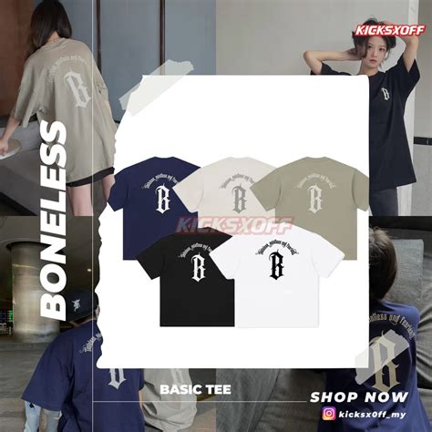 Boneless Logo Oversized Tee Kicksxoff