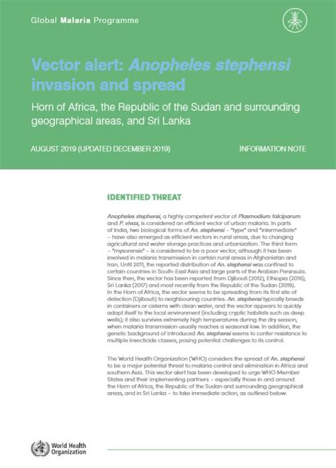 Who Emro Strategy Vision Malaria