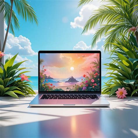Stunning Summer Laptop Backgrounds Modern Designs For A Refreshing