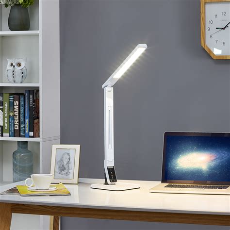 Lámpara Escritorio Led Muy Moderna Eleni Blanca Lamparaes