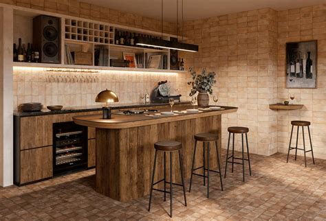 Azulejos Porcelánicos Efecto Barro Realistas Para Cocinas Baños Y